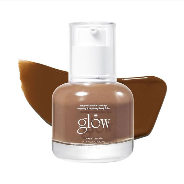 Тональный крем для лица GLOW breathable blemish balm 30ml - #Brown