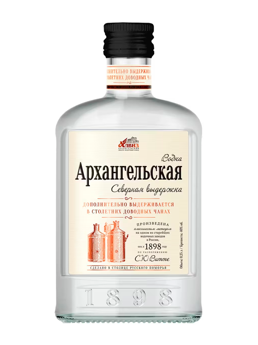 Водка Архангельская Северная Выдержка 0,25 л
