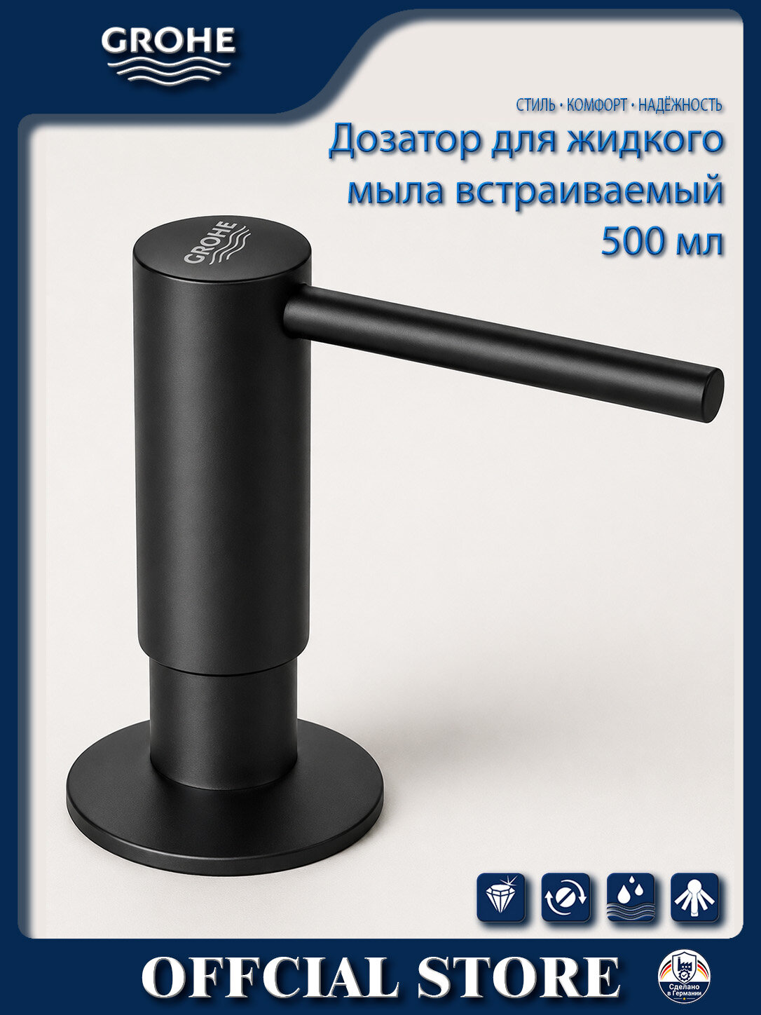 GROHE Помпа дозатор сменная встраиваемый 500 мл, 1 шт