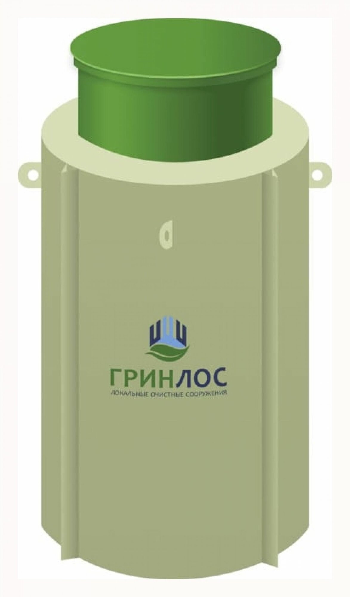 Пластиковый Питьевой колодец гринлос П 1000/1000 из полипропилена, диаметр 1 м, объем 0.79 м3