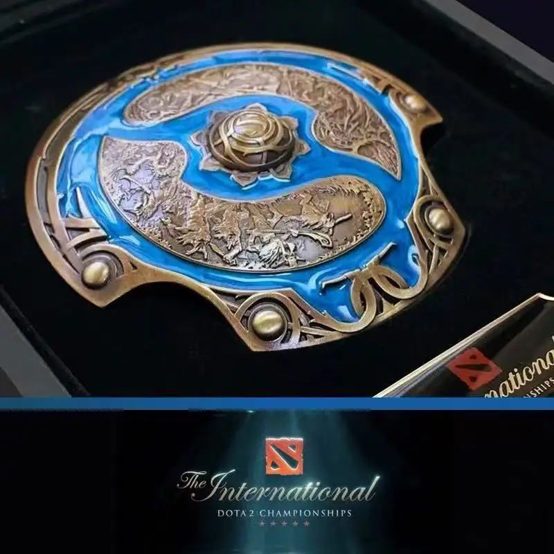 Фигурка щита Aegis Immortal из игры Dota 2, TI7 Champion's Shield, коллекционная модель