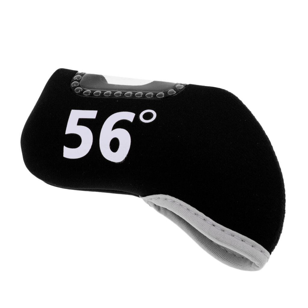 Golf Club Iron Putter Headcover Head Cover Protector 56 Degree Black
