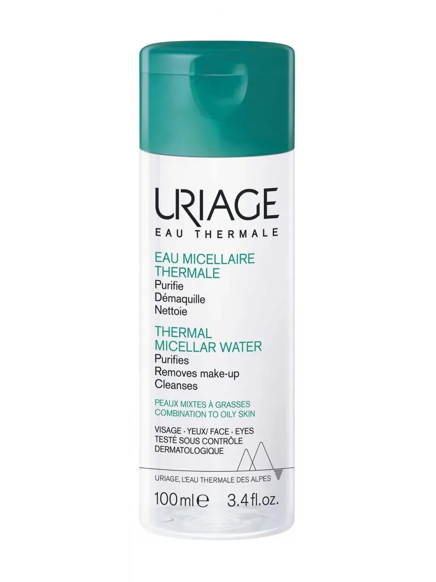 #Uriage Thermal Micellar Water Combination to Oily Skin 100мл#