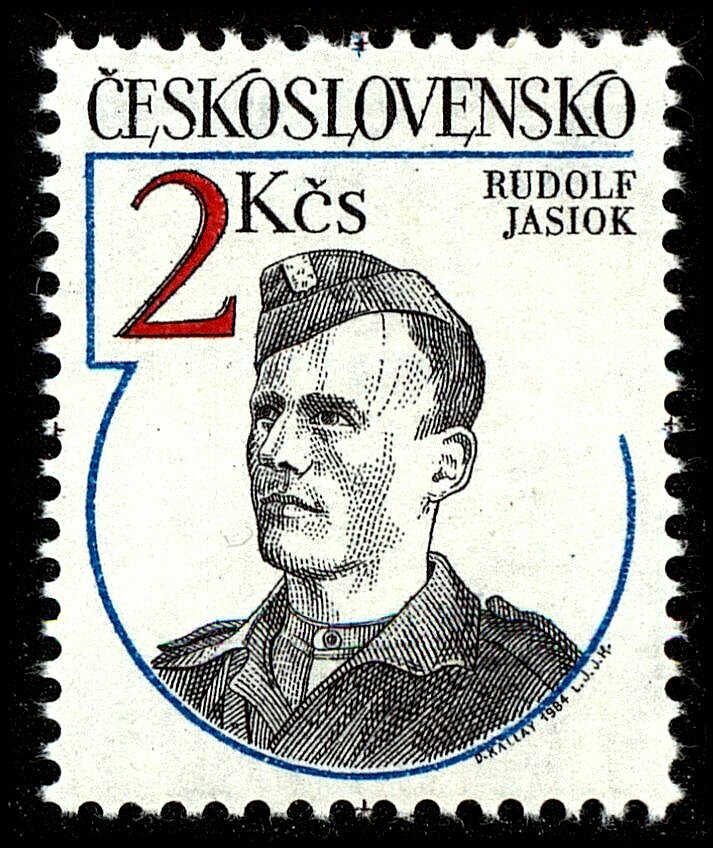 (1984-019) Марка Чехословакия "Р. Ясик" , (гашеная)