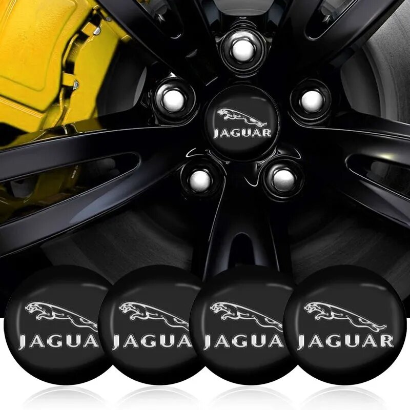 Ягуар (Jaguar) автомобильных колпачков для ступиц диаметром 56 мм 4 шт