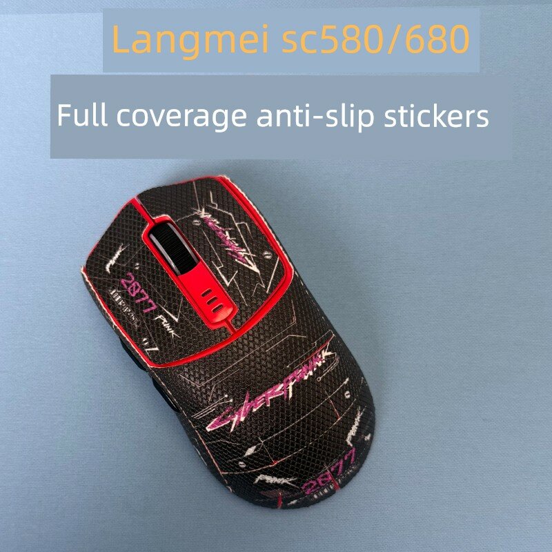 Wolf Spider SC580SE/X мышиный анти-скользящий наклейка с рисунком киберпанк, прочная гигроскопичная пленка для игровых