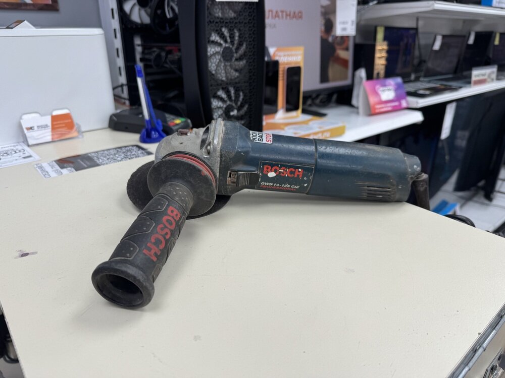 Угловая шлифмашина Bosch Gws 14-125 cit б/у уценка