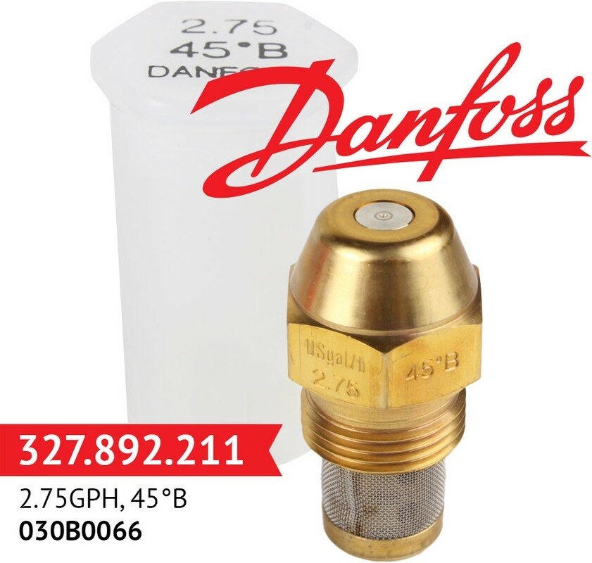Топливная форсунка Danfoss 2.75GPH,45В 030B0066
