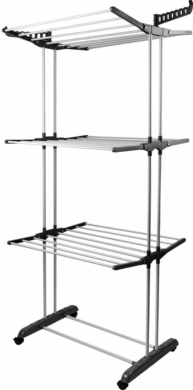Сушилка для белья напольная вертикальная PERFECTO LINEA серая (46-171961)