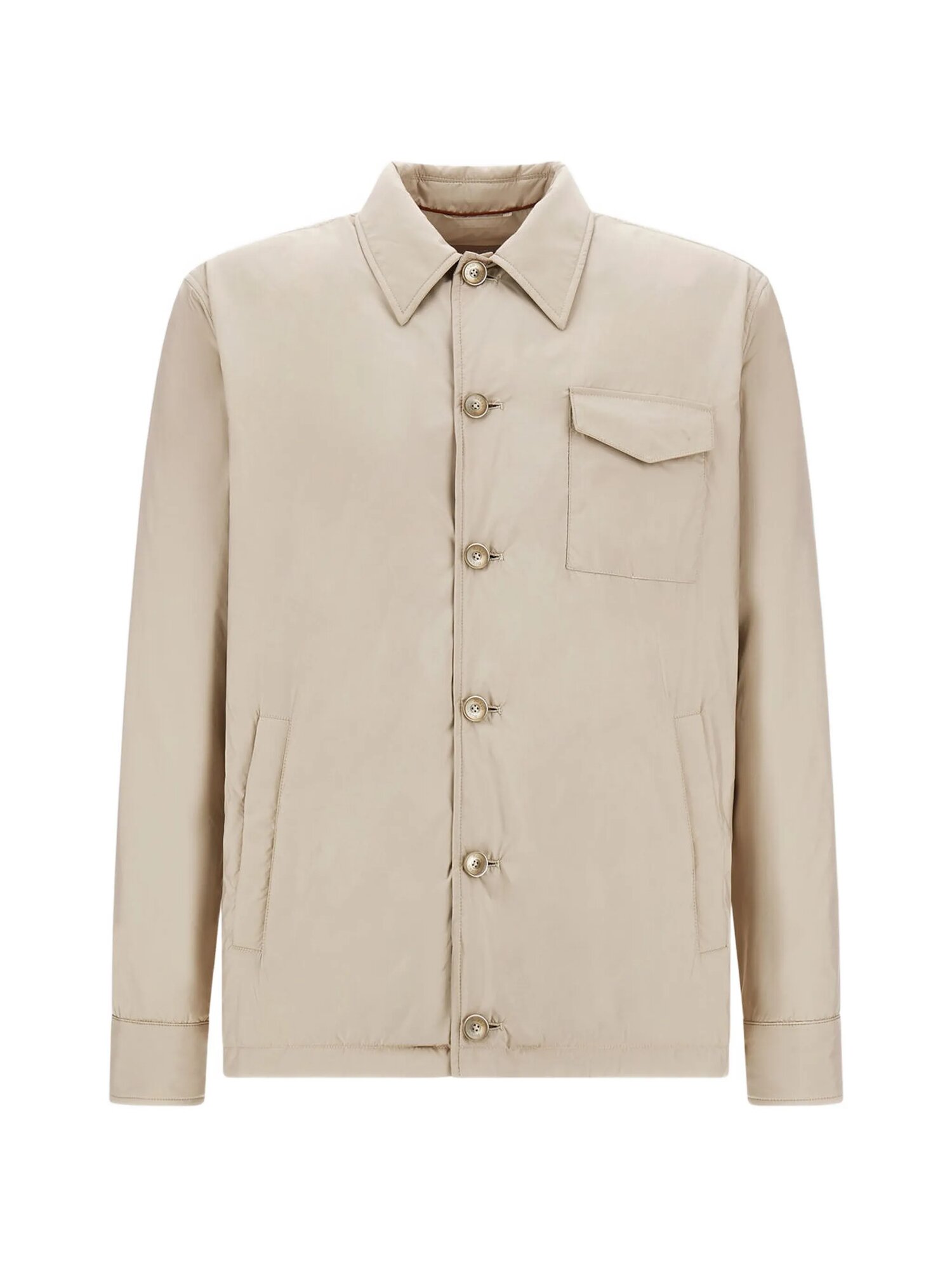 Куртка Suede-effect padded jacket