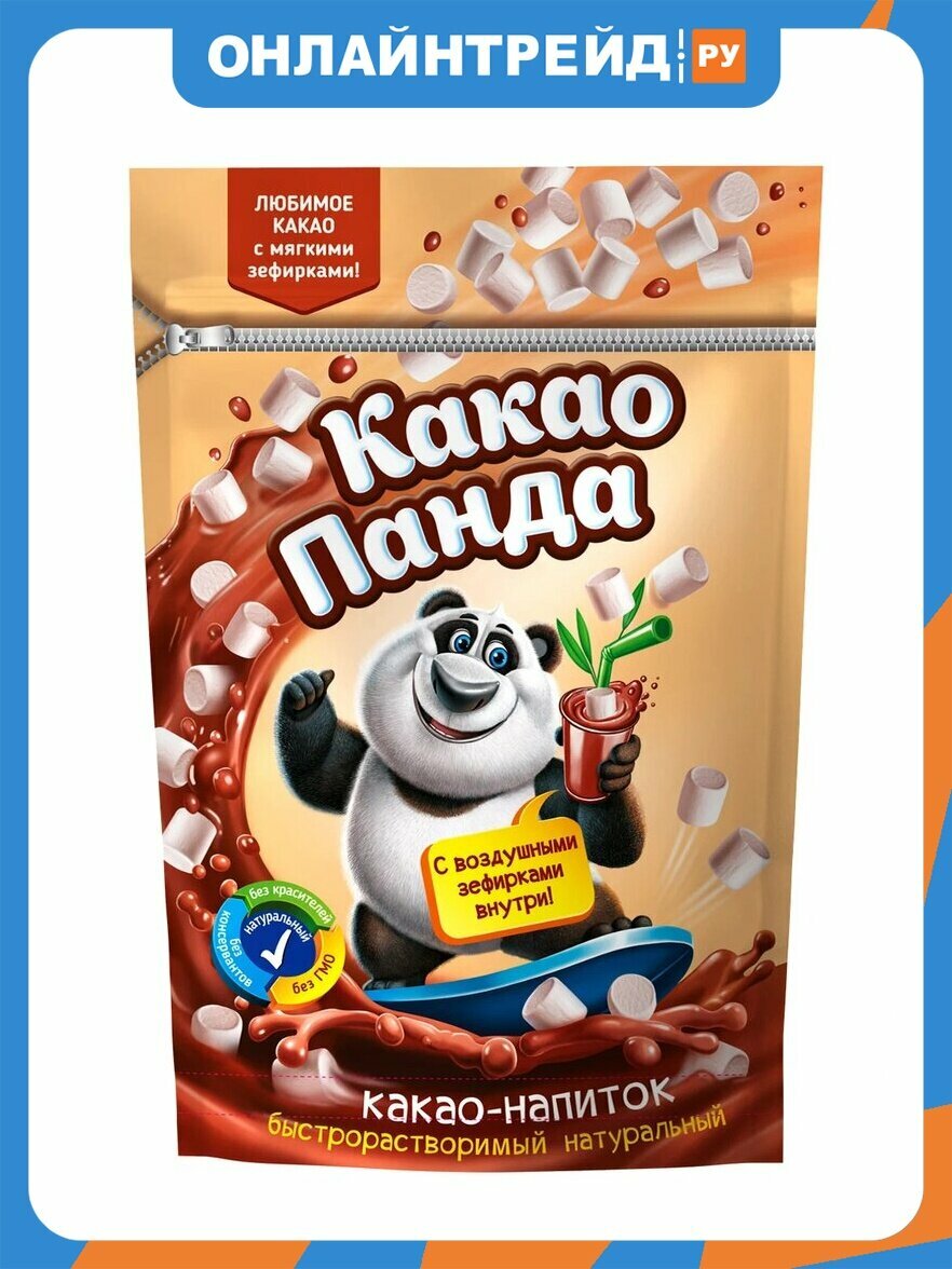 Какао Какао Панда панда с воздушными зефирками 160 г