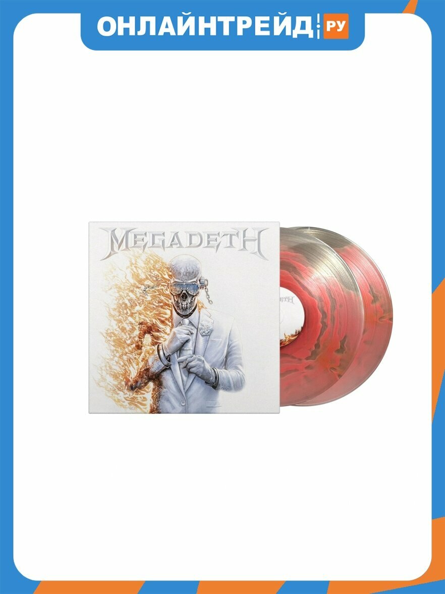 Виниловая пластинка EU Megadeth - Megadeth (2026 Album) (Crystal Red Organza Vinyl) (2LP)
