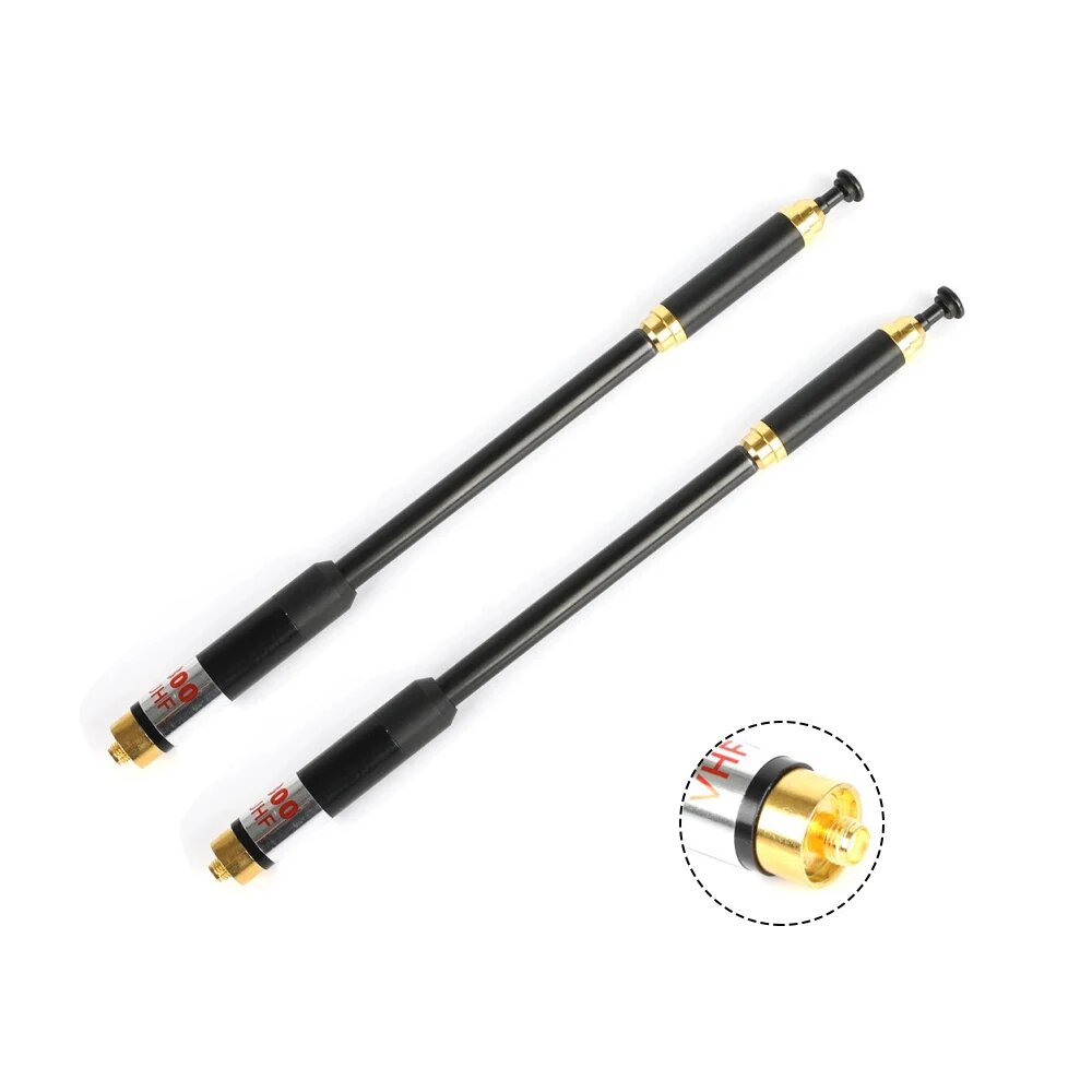 Телескопическая антенна YINTALK AL-800 для рации 2pcs SMA-Female