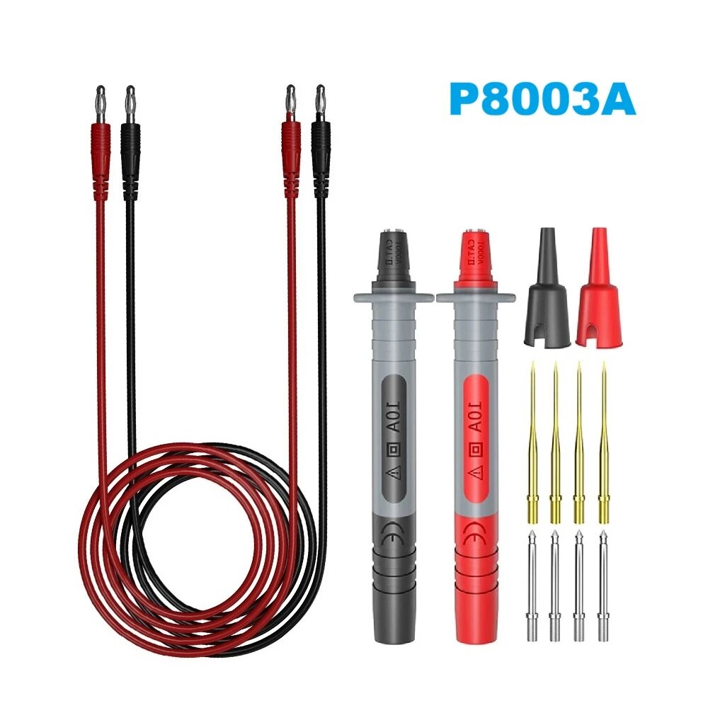 CLEQEE P8003 набор мультиметровых зондов 2 шт. p8003 — фото 1