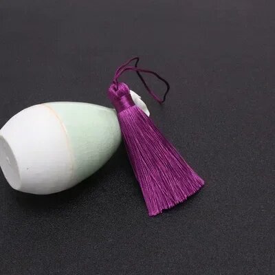 Полиэстеровые кисточки 8 см, 10 шт. Фиолетовый, Dark purple