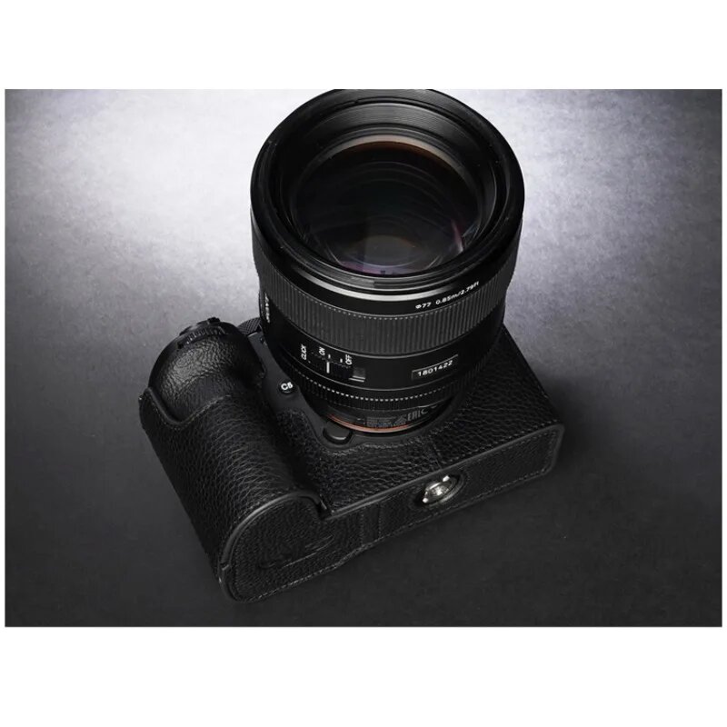 Сумка для Sony A9M3 A9iii A93 из натуральной кожи Black Black Line