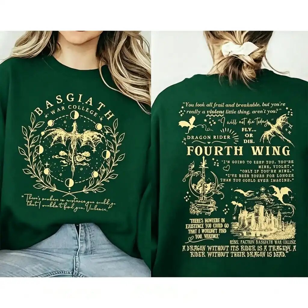 Basgiath War College двухсторонняя толстовка из полиэстера