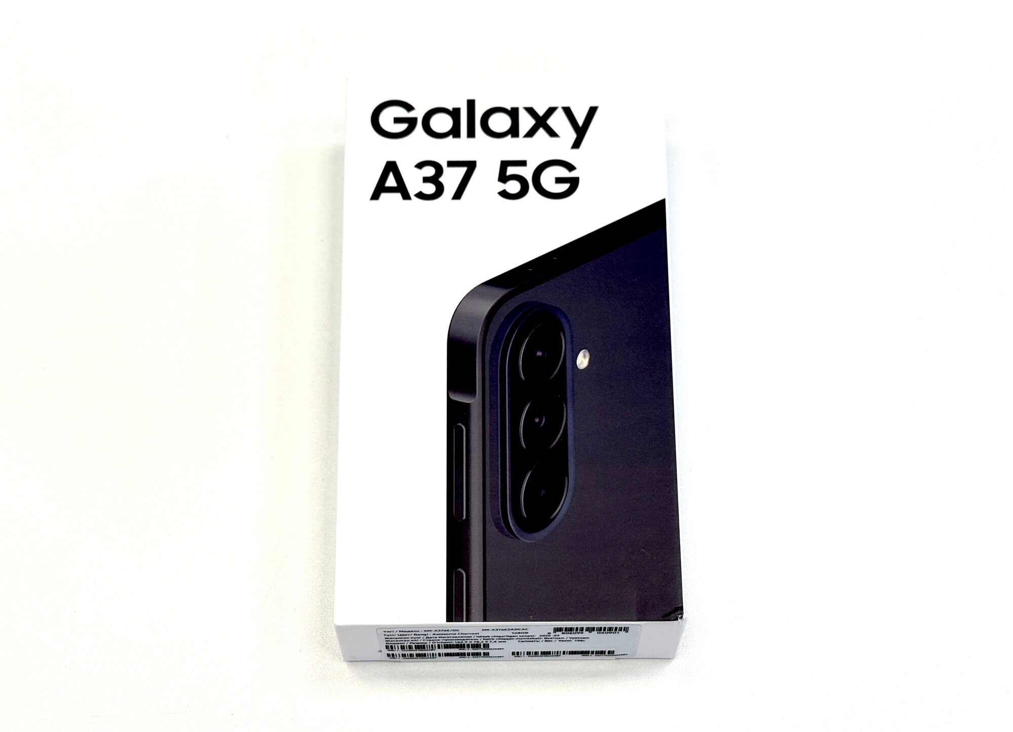 Смартфон Samsung Galaxy A37 5G 8/128Gb, Dual nano SIM чёрный (Charcoal)