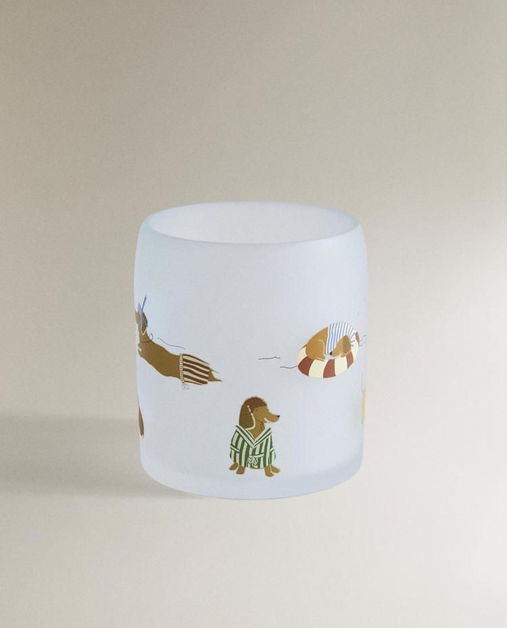 Детская кружка для зубных щеток ZARA HOME THE SUMMER CLUB 9601/104/400, 10 х 7.5 х 7.5 см, разноцветный