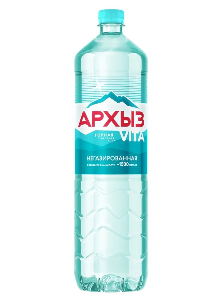 Вода Архыз Vita, минеральная, негазированная, 1,5 л