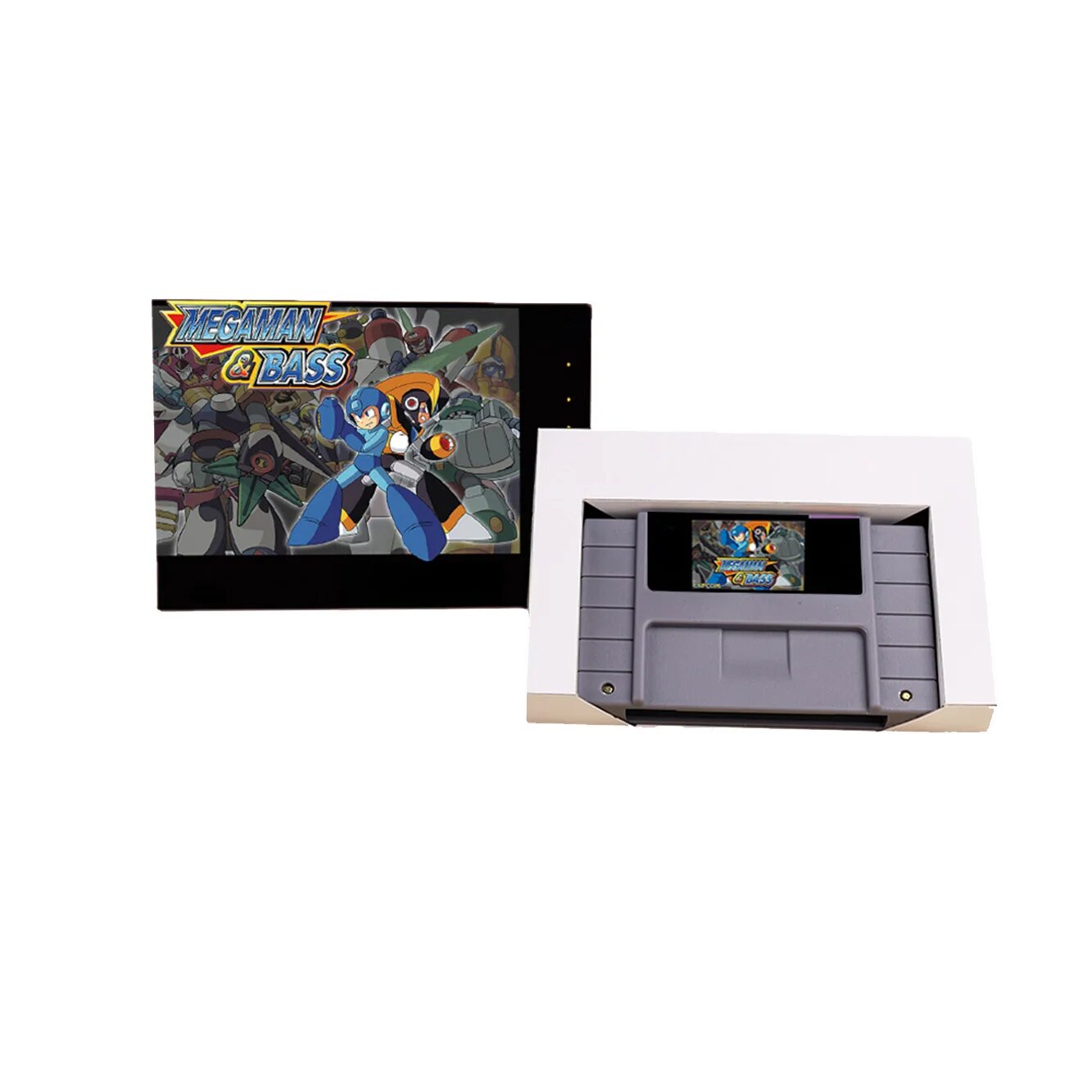 Mega Man & BASS игра для SNES EUR game with box — фото 1