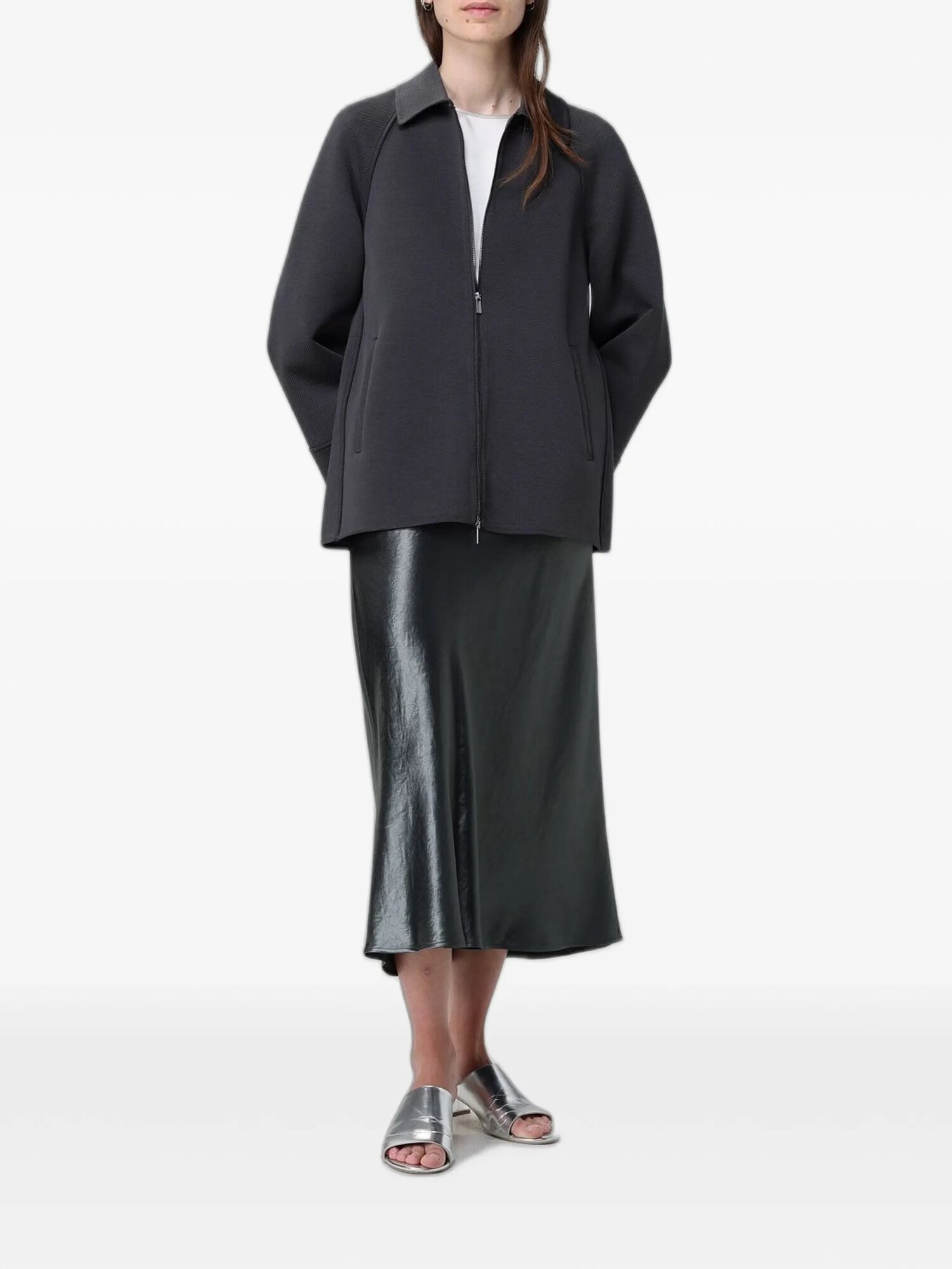 Пальто Max Mara Cotton jersey coat, размер 38 — фото 1