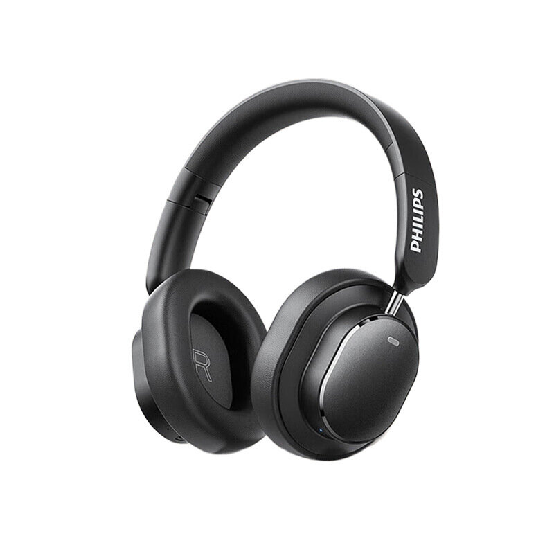 Беспроводные наушники PHILIPS TAH5519 Bluetooth, черные, 40 часов автономной работы, шумоподавление