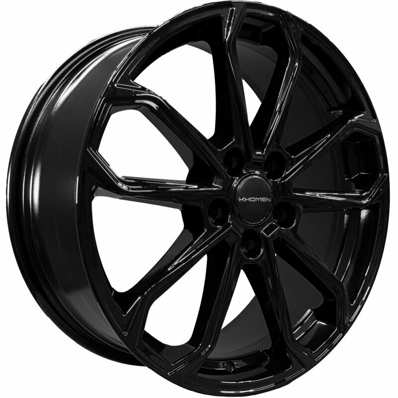 Литой колесный диск Khomen Wheels KHW1816 (Geely Coolray) 7x18/5x114,3 ET53 D54,1 Black