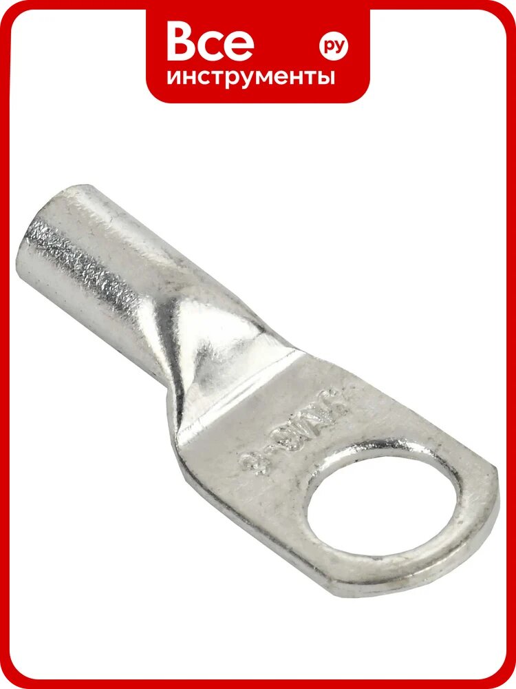 Наконечник медный луженый IEK jga-6-6 (тмл) (5шт/упак) UNP10-31-O-006-006-05
