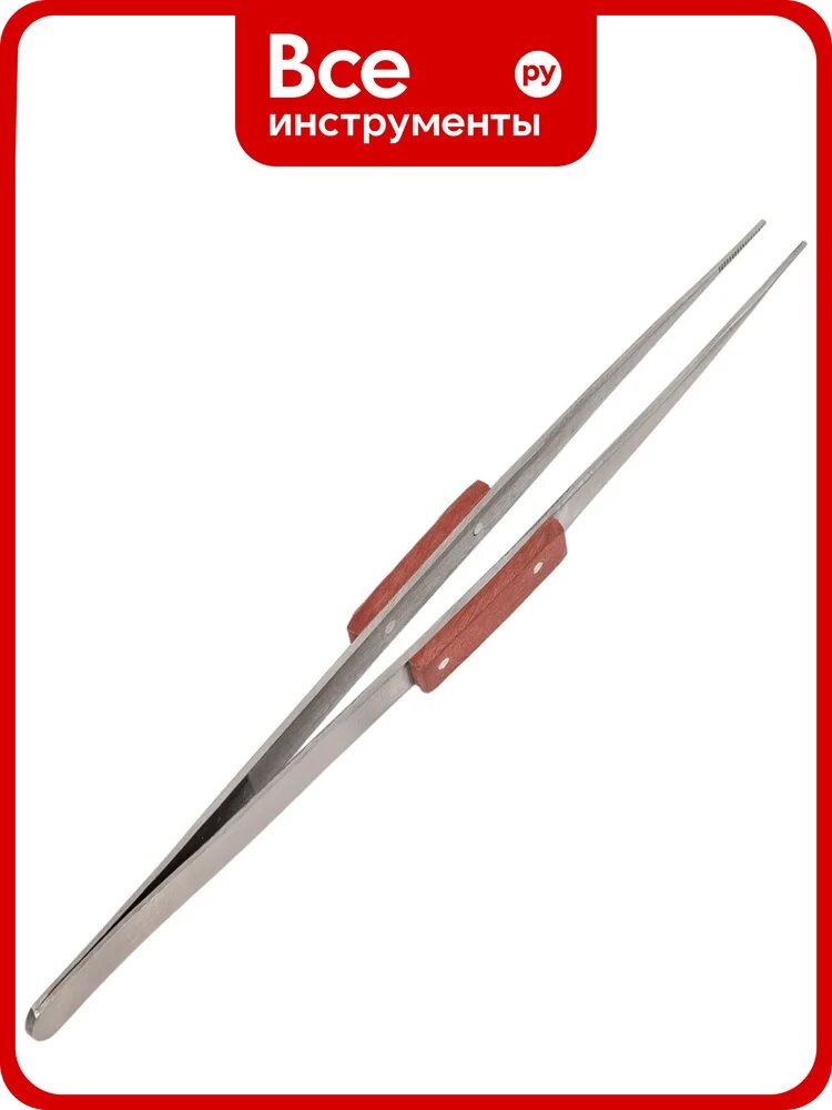 Пинцет ProsKit 1PK-119T, уменьшения давления, острый прямой кончик, плоские рифленые губки, для электроники