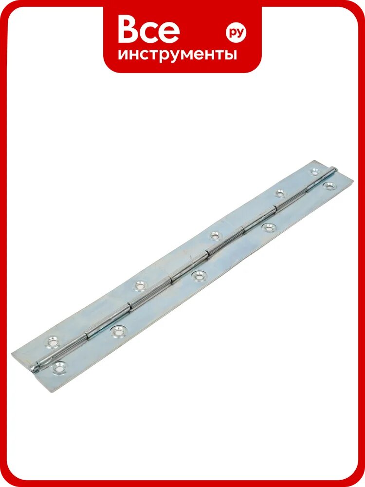 Петля рояльная STARFIX SMP-02687-1, сталь, цинк, 250х30,6 мм