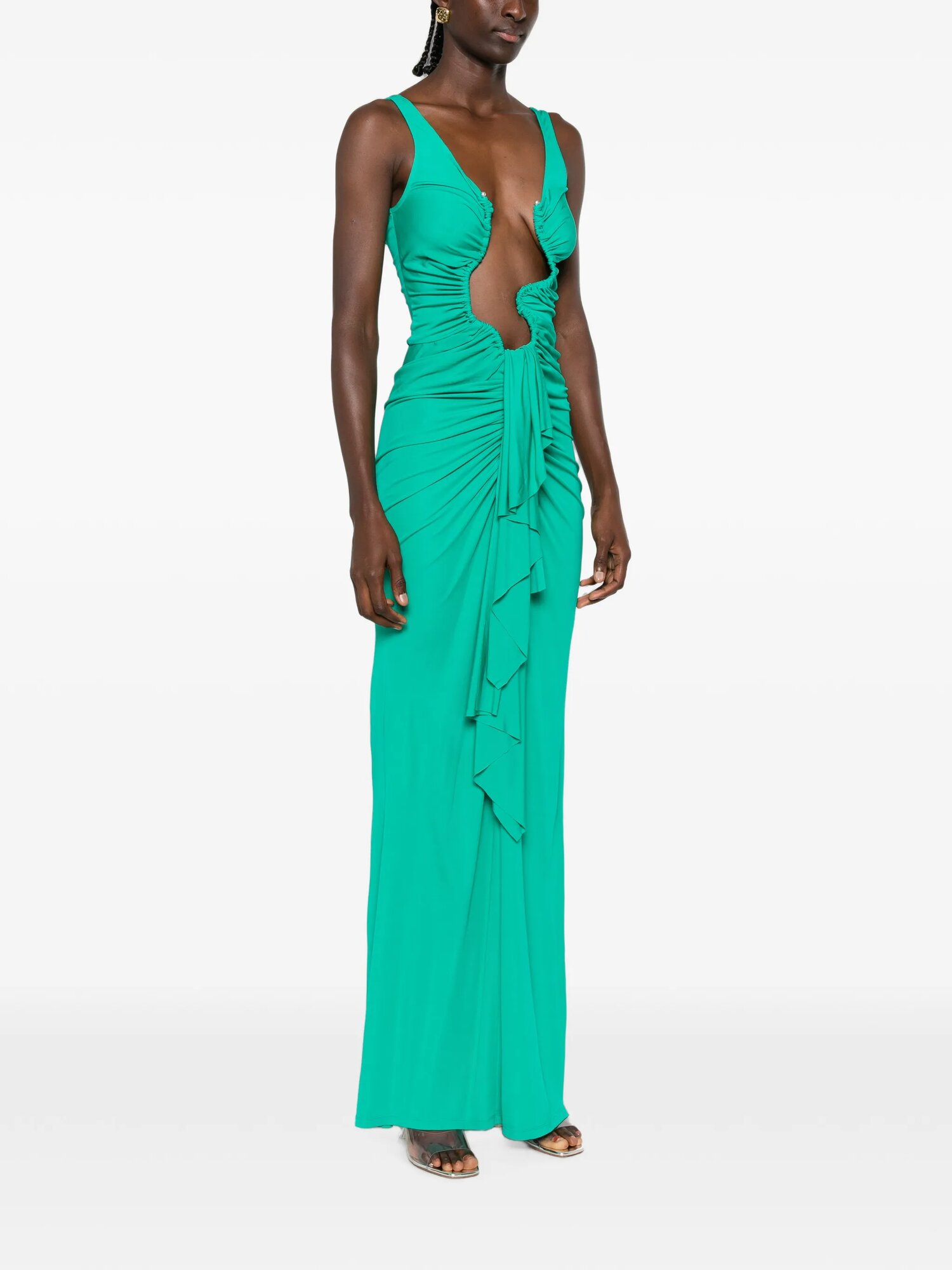 Платье Christopher Esber Draped maxi dress, размер 8 — фото 1