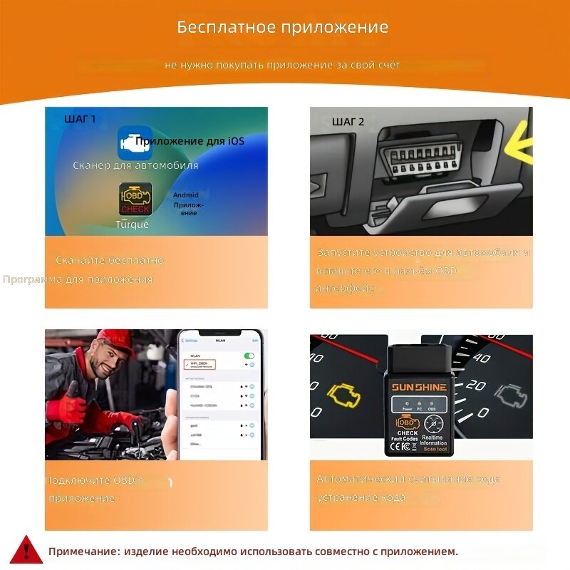 OBDII автомобильный диагностический сканер, чтение и сброс кодов ошибок, цвет Charcoal