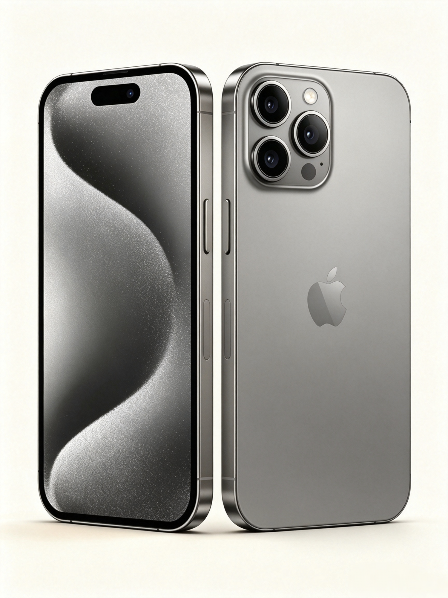(Официальная гарантия) Смартфон Оригинал Apple iPhone 15 Pro 128ГБ серый титан, 6.1" OLED, 5G, NFC, без RuStore