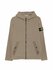 Худи Stone Island Logo-patch zip-up hoodie, размер 2XL