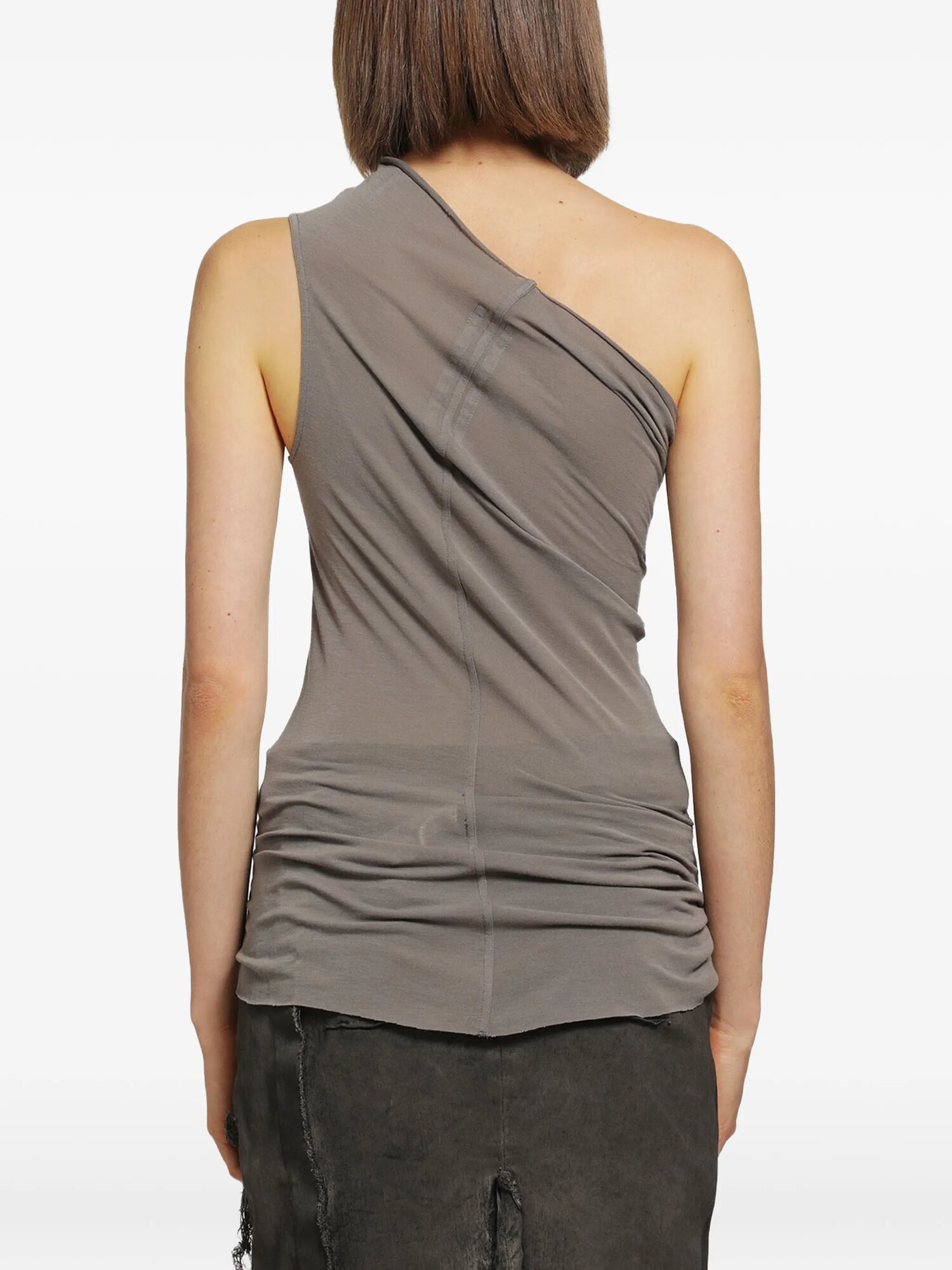 Топ Rick Owens Tower Athena one-shoulder top, размер 40 — фото 1