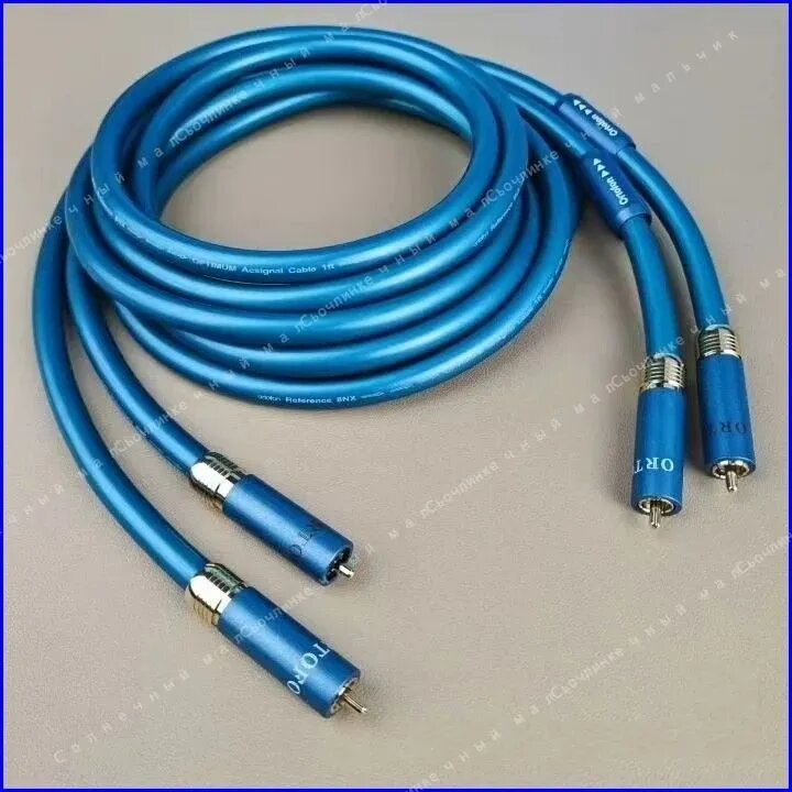 Ortofon Аудиокабель RCA/RCA, 0.75 м, синий