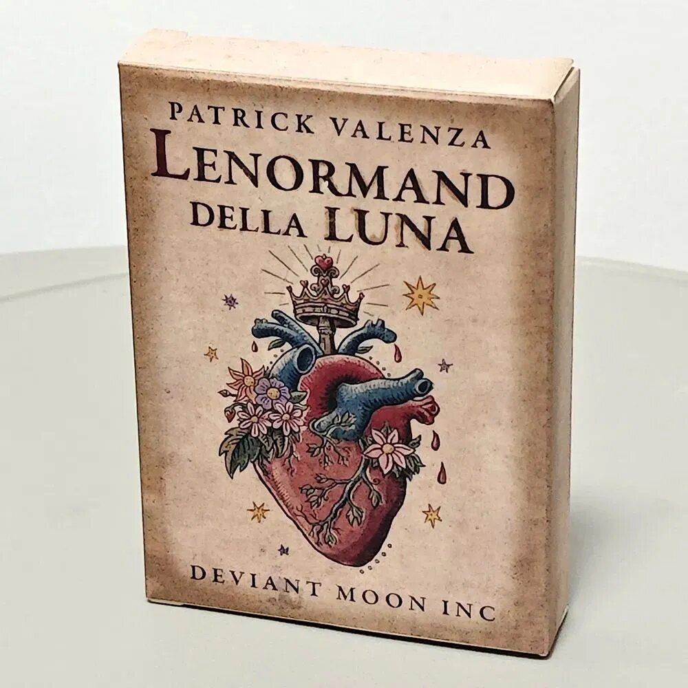 Deviant moon lenormand 9*6 см 36 двухсторонних рельефных картинок deviant moon lenormand
