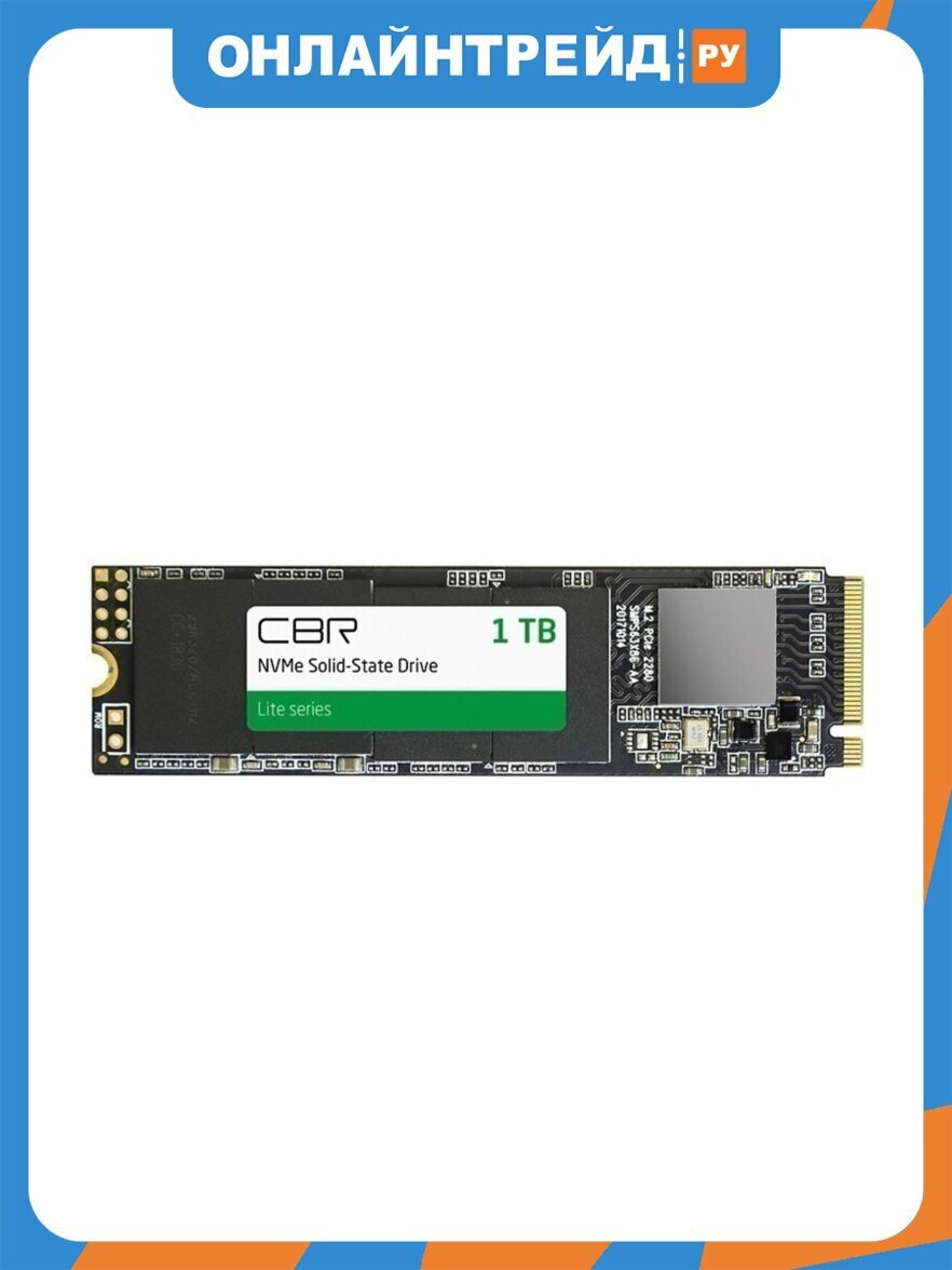 SSD диск Cbr M.2 Lite 1024GB PCIe 3.0 x4 3D NAND TLC (SSD-001TB-M.2-LT22)