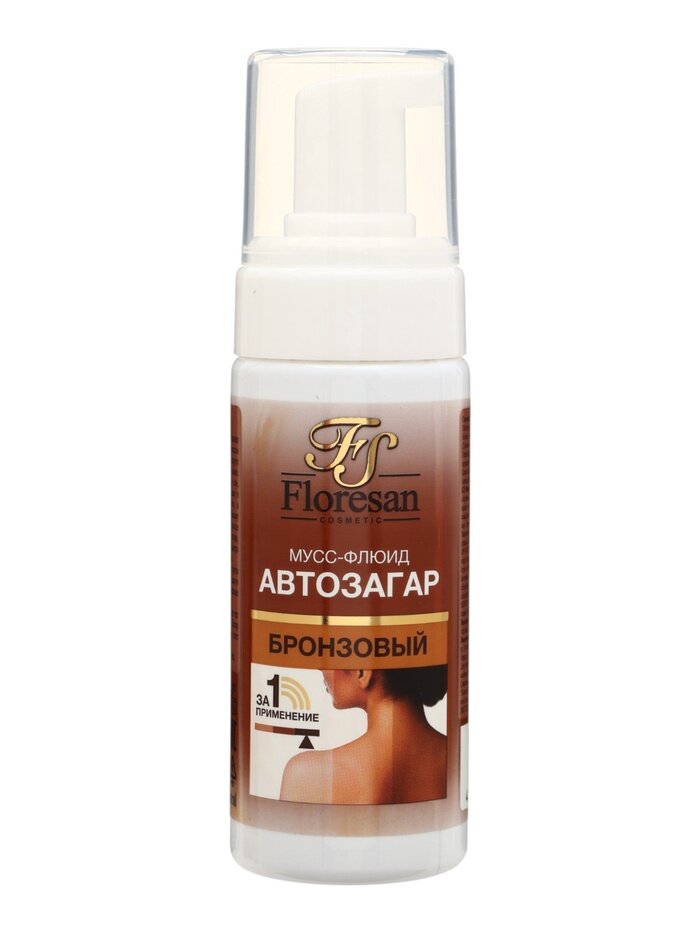 Floresan Автозагар мусс-флюид для тела Sunless Tan бронзовый, 150 мл