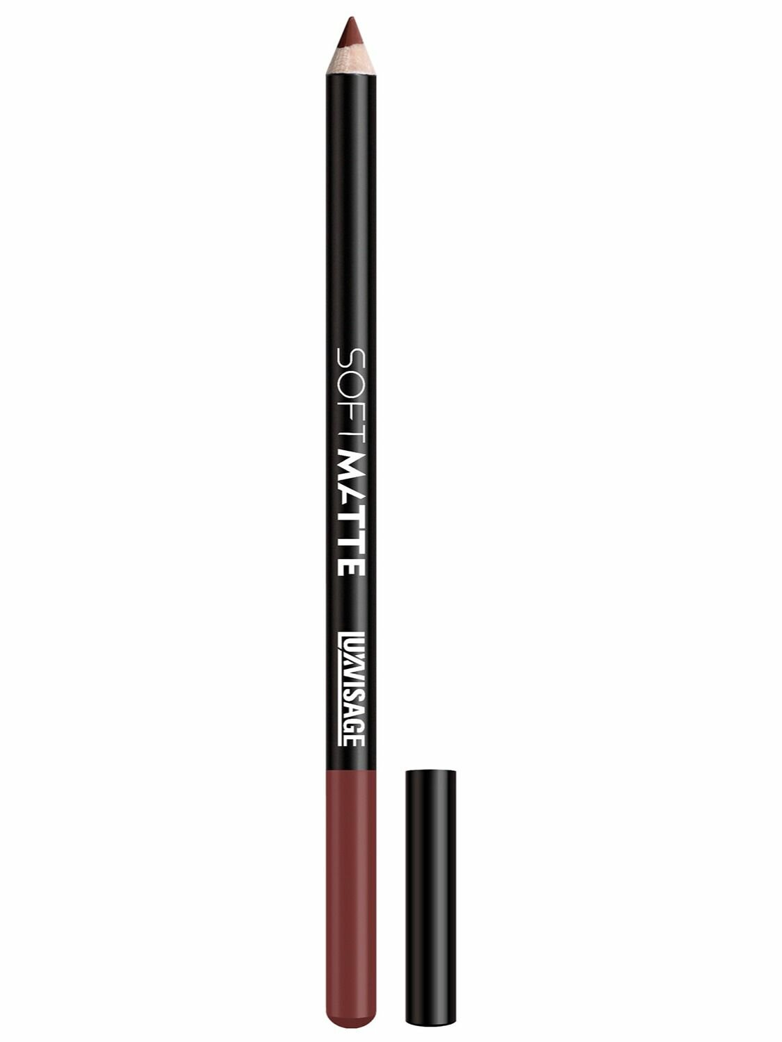 Карандаш для губ LUXVISAGE SOFT MATTE тон 615 Plum Brown