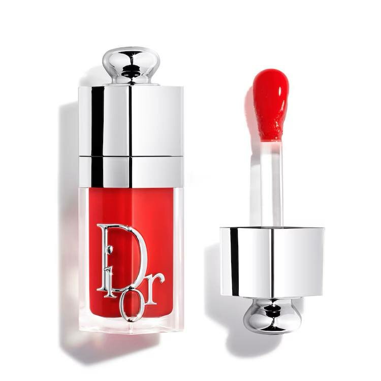 Ухаживающее масло для губ Dior Addict Lip Glow Oil, 6 ml| Глубокий уход, питание, эффект объема| оттенок 031 Strawberry.