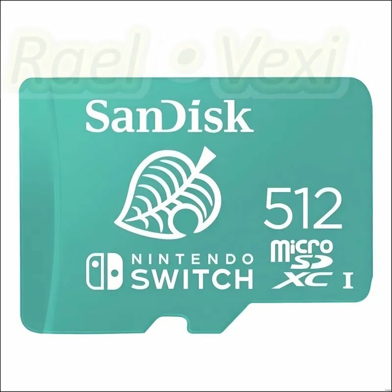 Карта памяти MicroSD 512Gb SanDisk Nintendo Switch (SDSQXAF-512G-GN6MA) для игровой приставки
