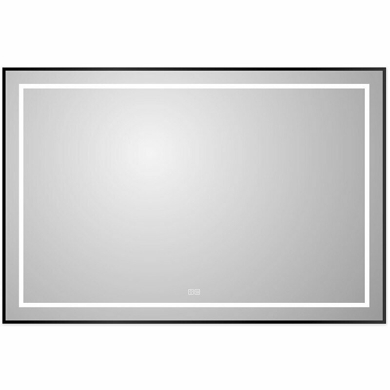 Зеркало BelBagno Kraft 120 SPC-KRAFT-1200-800-LED-TCH-WARM-NERO с подсветкой