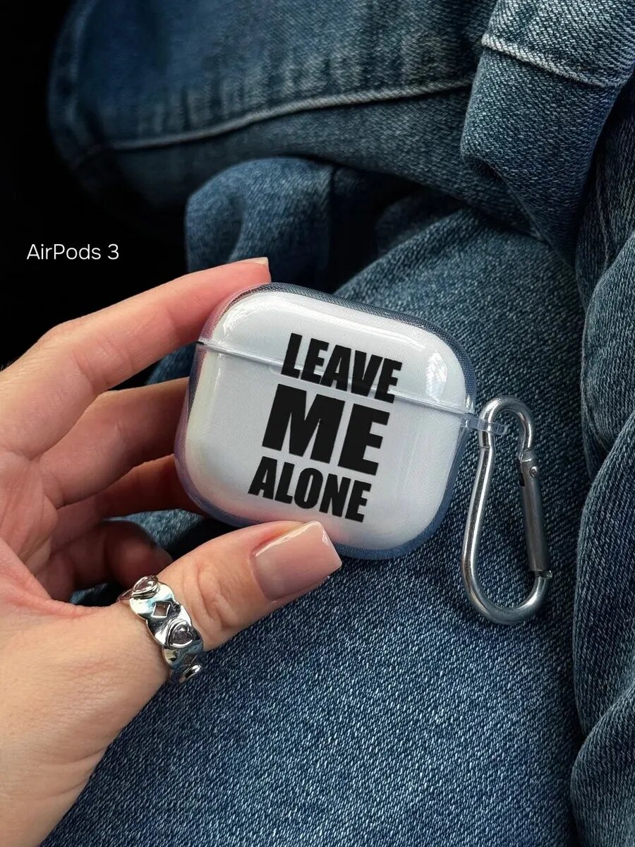 Чехол на AirPods 3 с надписью