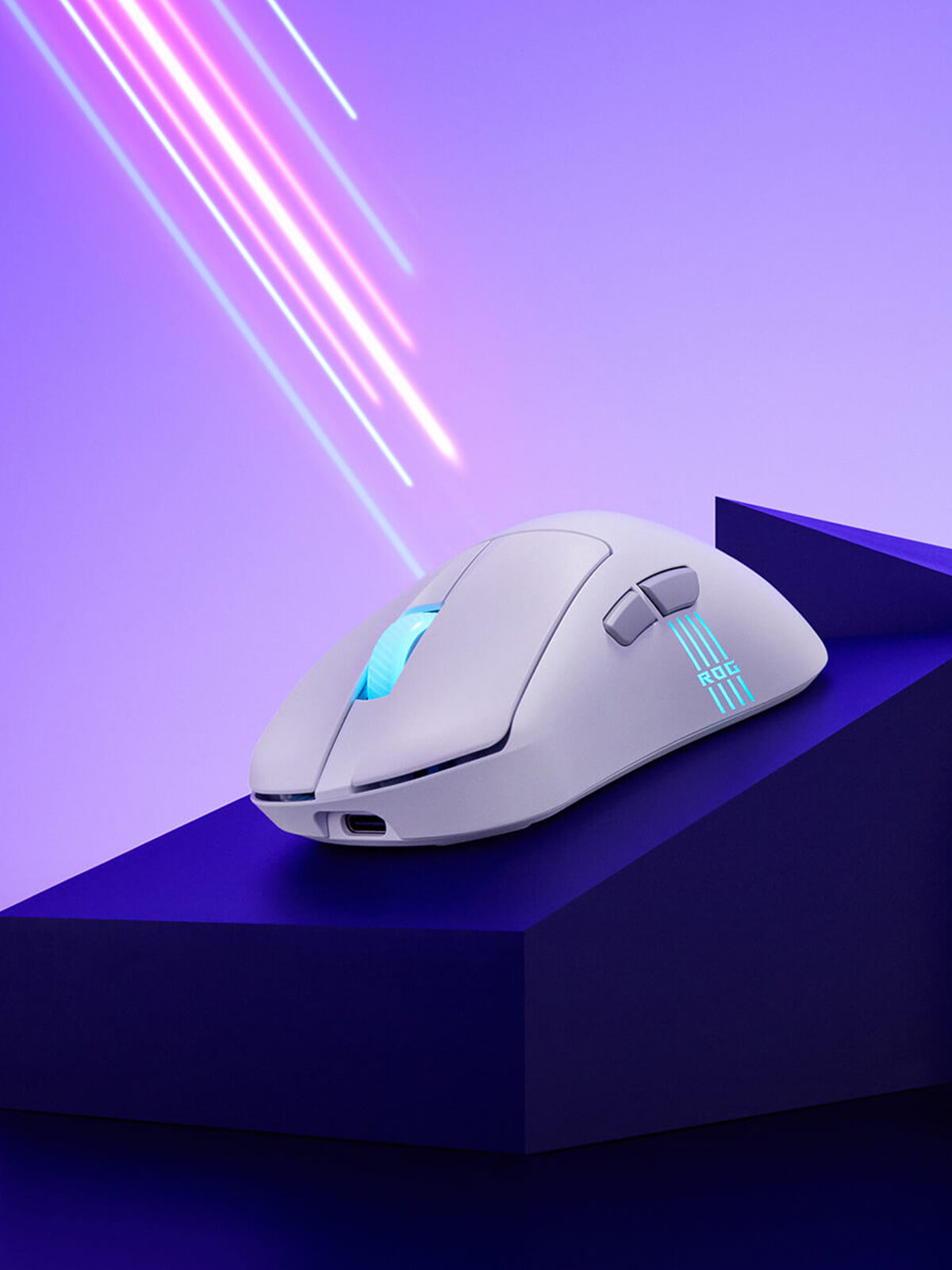 Игровая мышь ASUS ROG Keris II Origin, белый (90MP04A0-BMUA10)