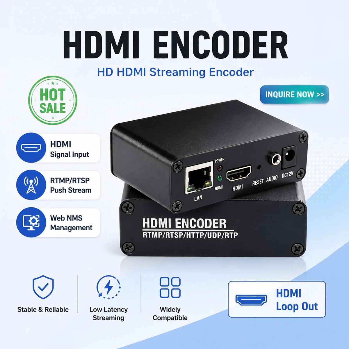 Tuoying HD-011 HDMI To IP H.264/H.265 Encoder