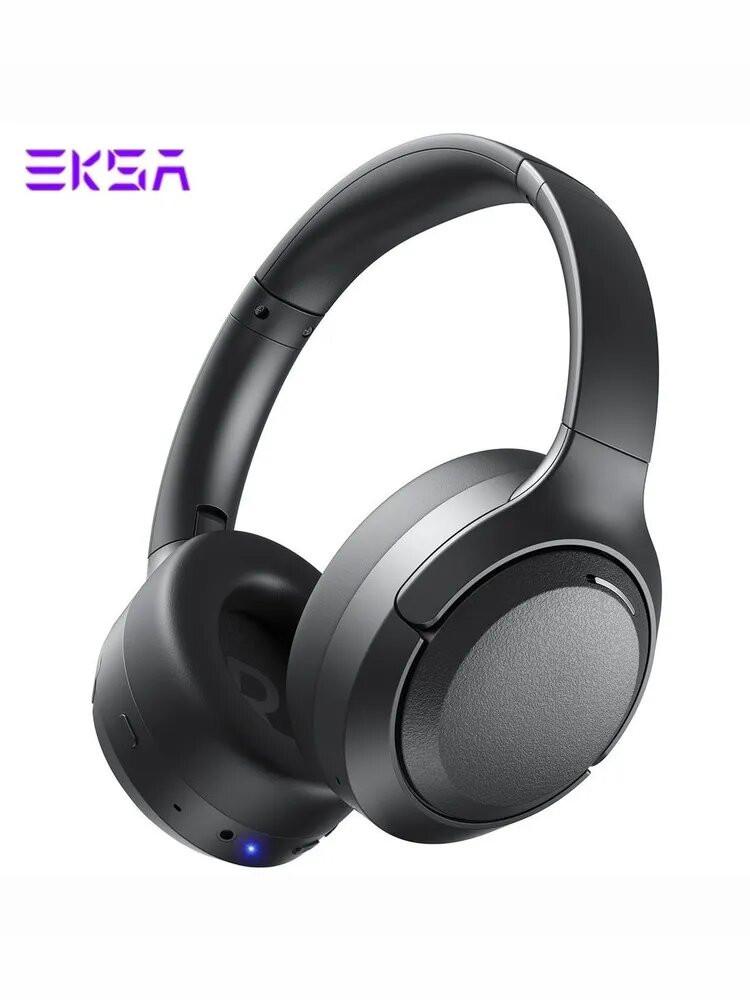 EKSA Наушники с микрофоном, Bluetooth, 3.5 мм, USB Type-C, светло-желтый