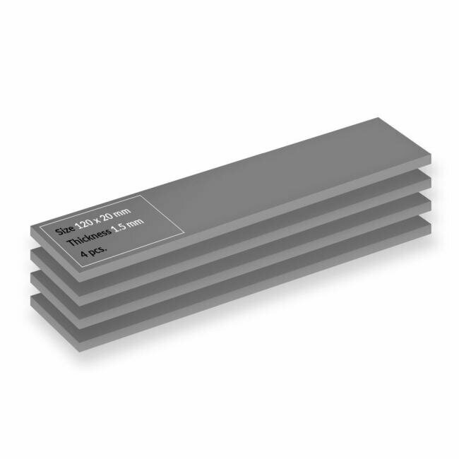 ACTPD00067A Arctic Cooling Термопрокладки ARCTIC TP-4, 120х20х1.5 мм, 4 шт. (ACTPD00067A)