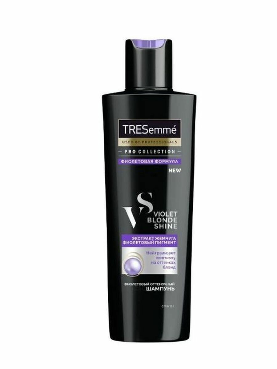 Шампунь для волос TRESemme оттеночный фиолетовый против желтизны, 250 мл